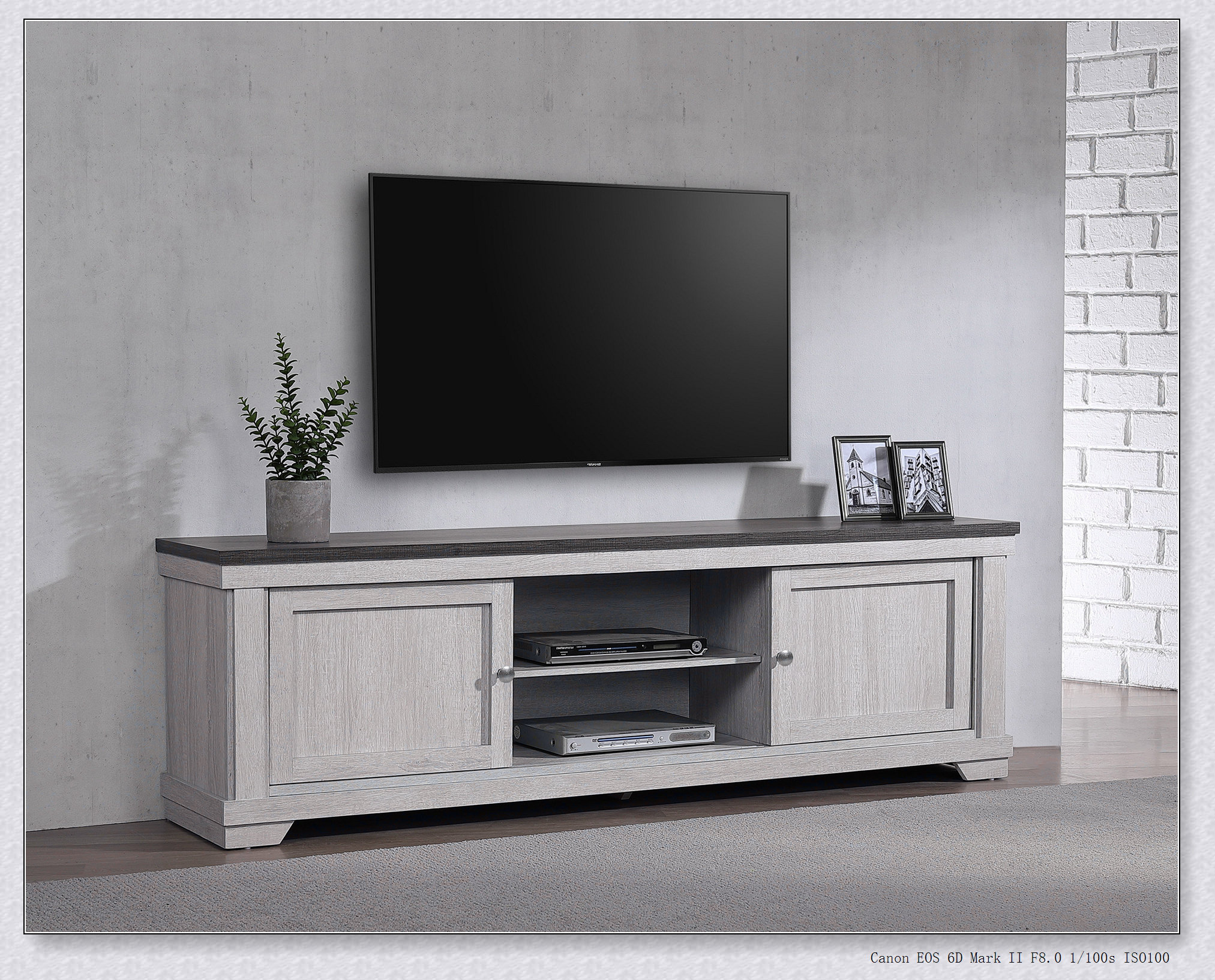 Red Barrel Studio® 1pc Contemporary Entertainment Console TV Stand ...