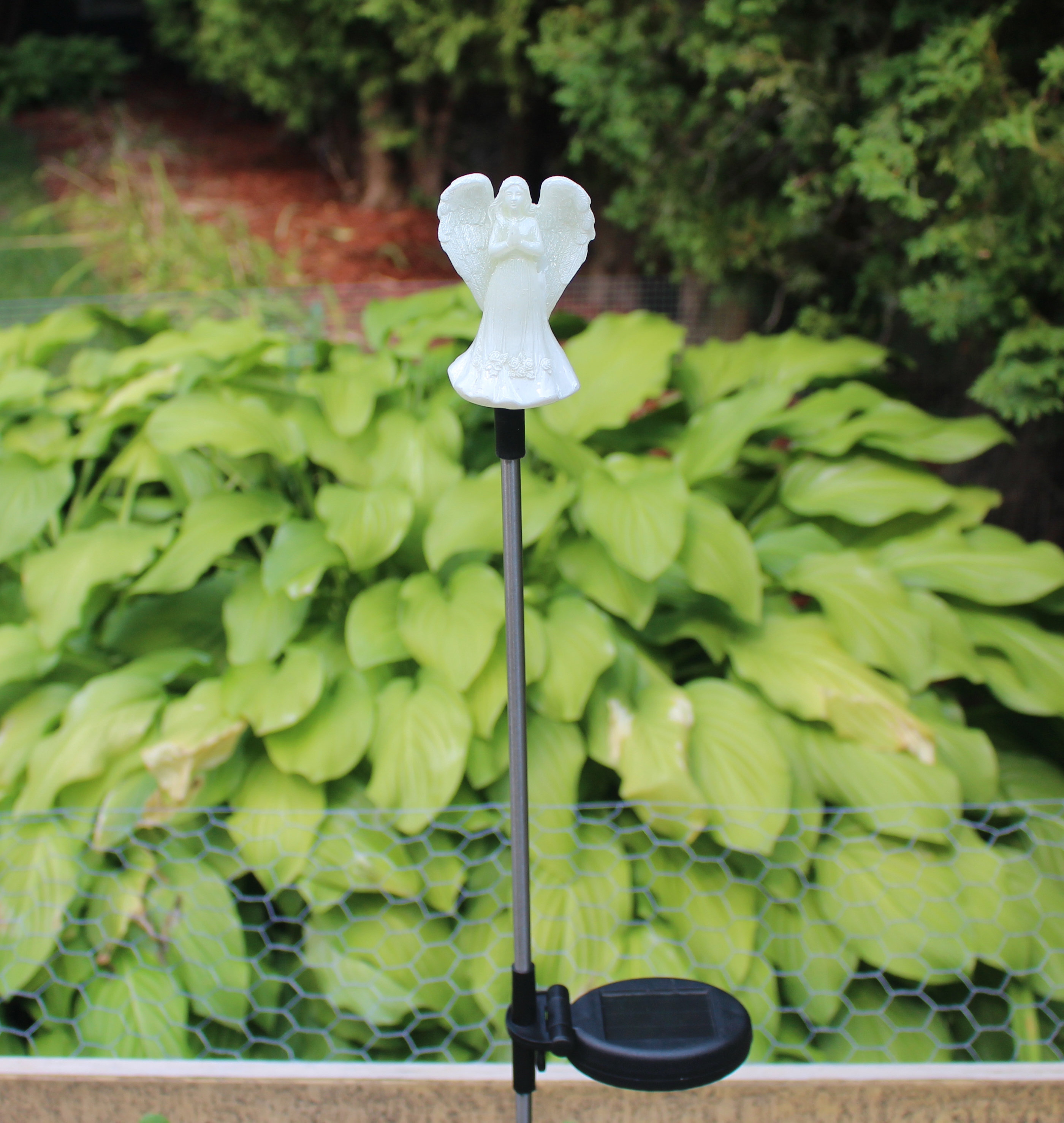 Amples Solar Powered Pray Angel Garden Decoration Stake Outdoor ...