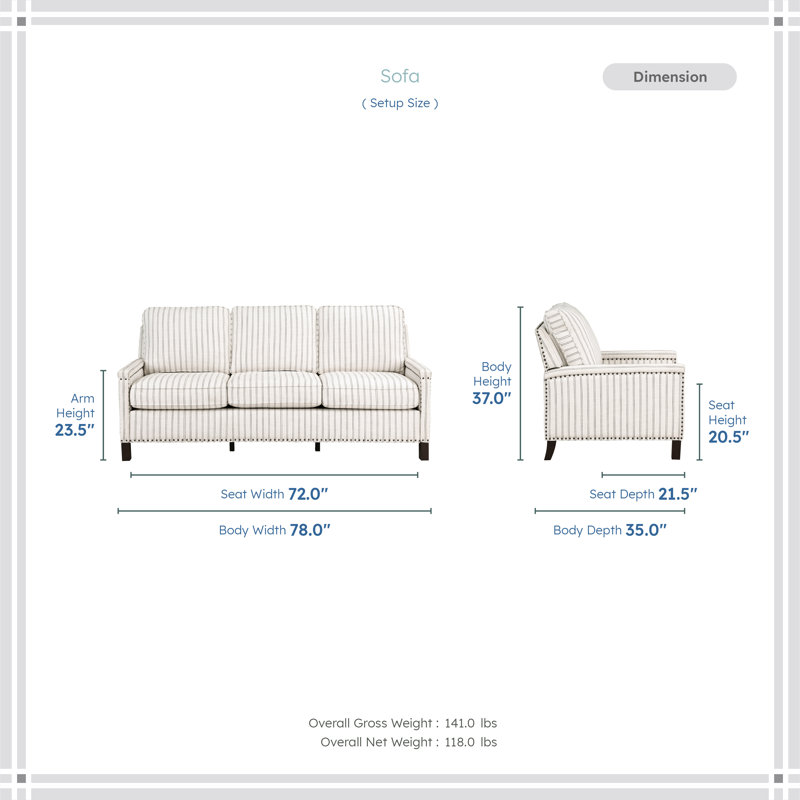 Ebern Designs Lenzini 2-Piece Fabric Upholstered Living Room Set | Wayfair