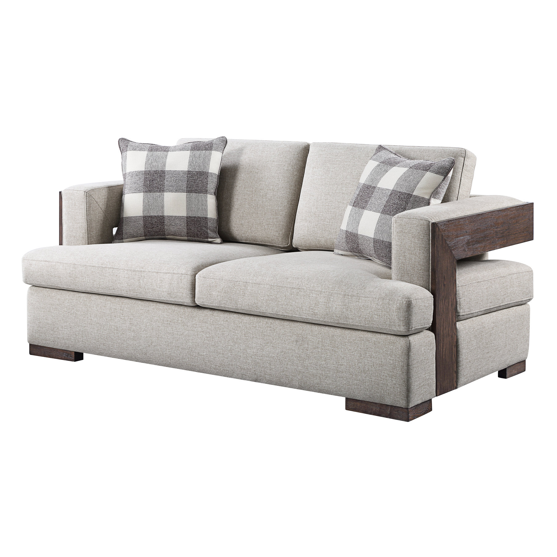 Hokku Designs Fabric In Warm Walnut Color With 2 Reversible Functional ...