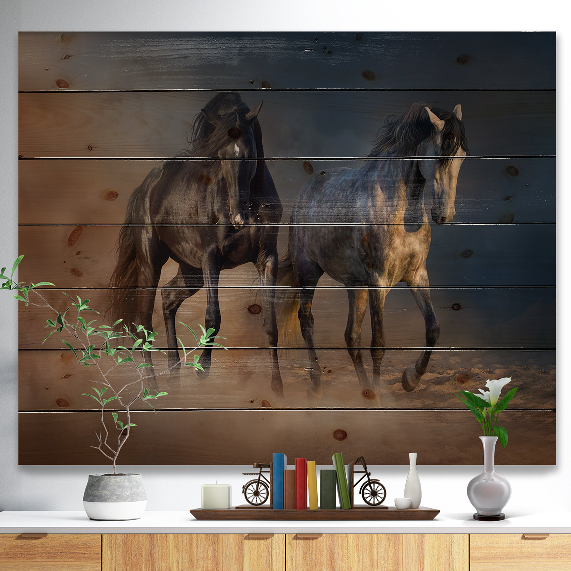 Union Rustic Black and white horse runBlack And White Horse Run ...
