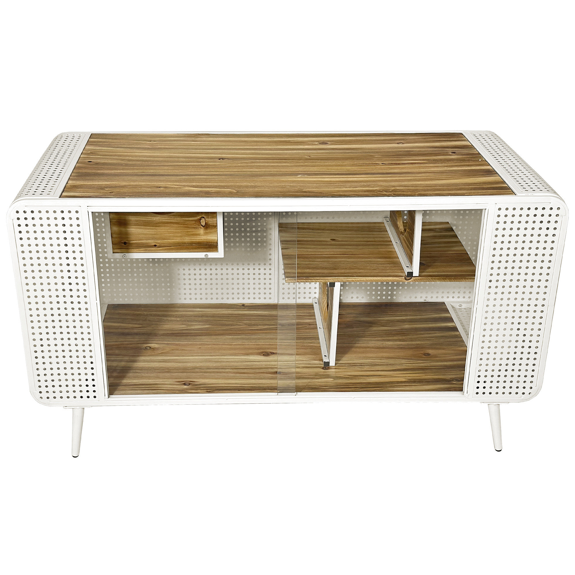 Tucker Murphy Pet™ Modern Style White Cat House - Constructed With Fir ...