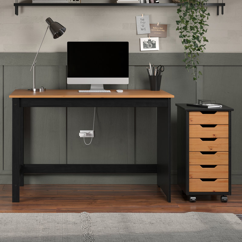 trendfurn by design Solid Wood Writing Desk Office Set | Wayfair