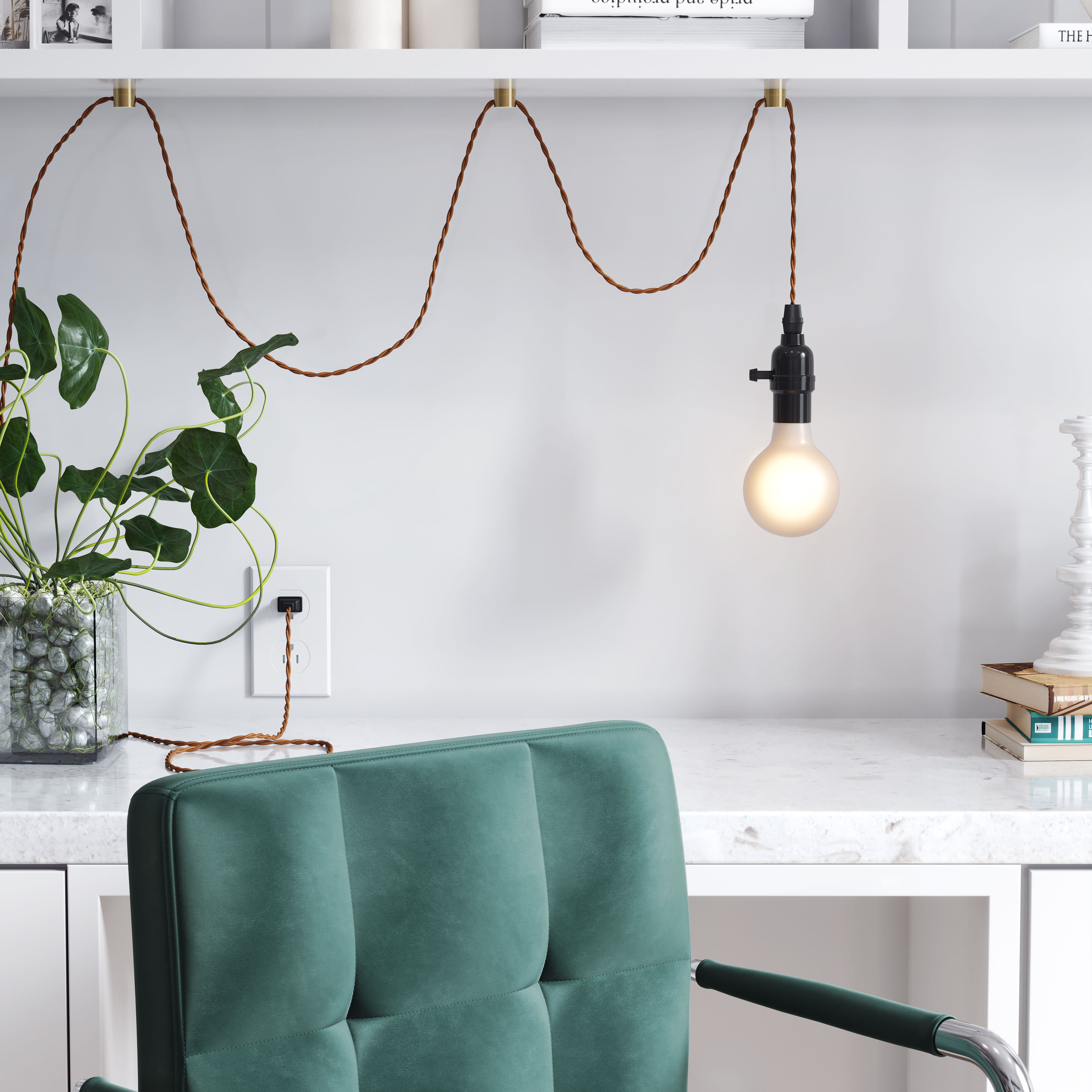 Zuo Hospitality Molly 1 - Light Unique / Statement Bulb Pendant | Wayfair