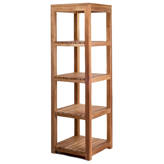 Loon Peak® Aashild 23.62'' W Solid Wood Height -Adjustable Shelving ...