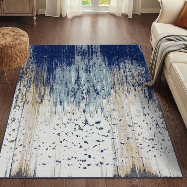 Wrought Studio Bellicent Abstract Rug & Reviews | Wayfair