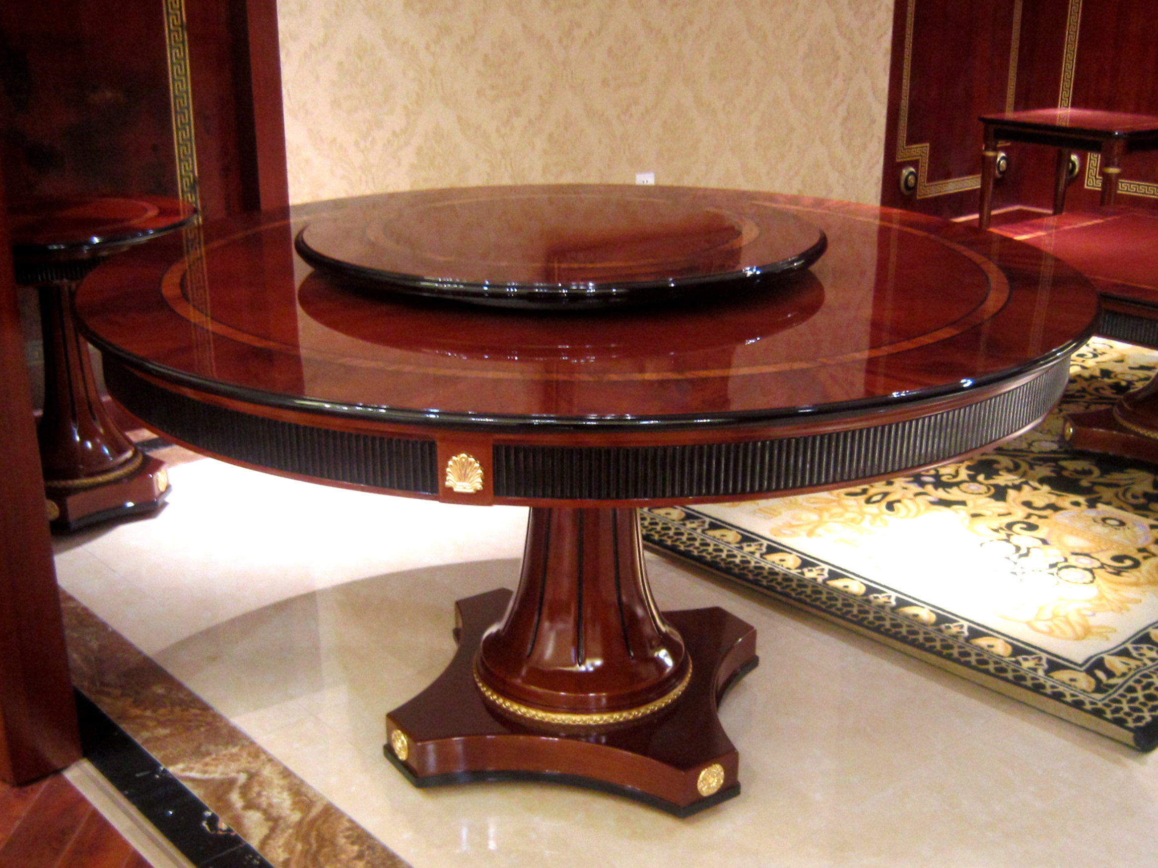 Rosdorf Park Yeates Fixed Table Solid Wood Pedestal Dining Table | Wayfair