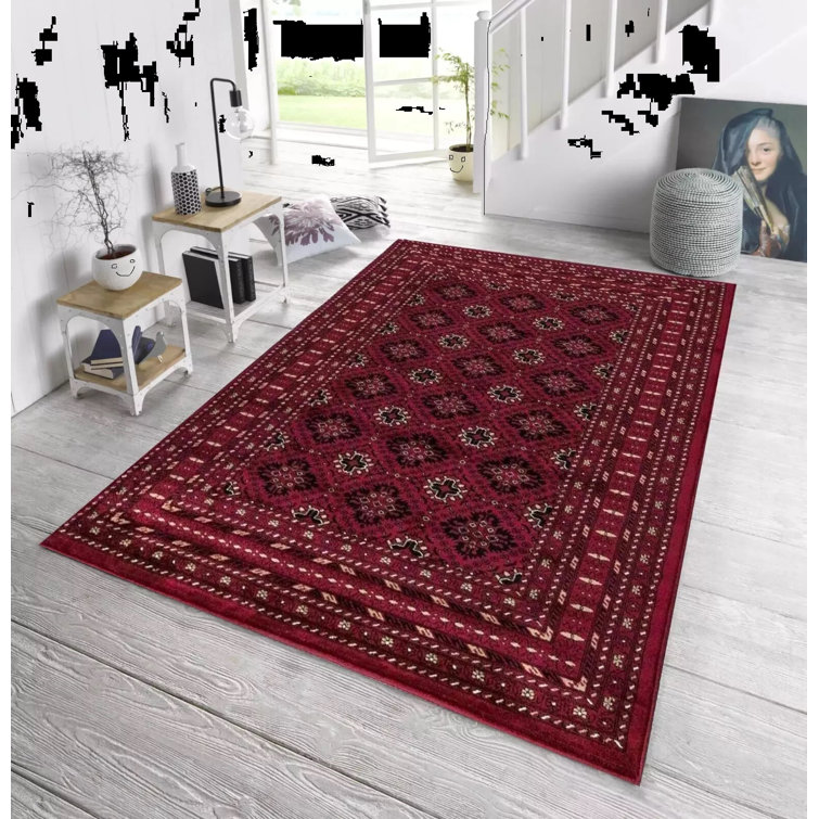 Latitude Vive Luxury Floral Traditional Area Rug Living Room Bedroom ...