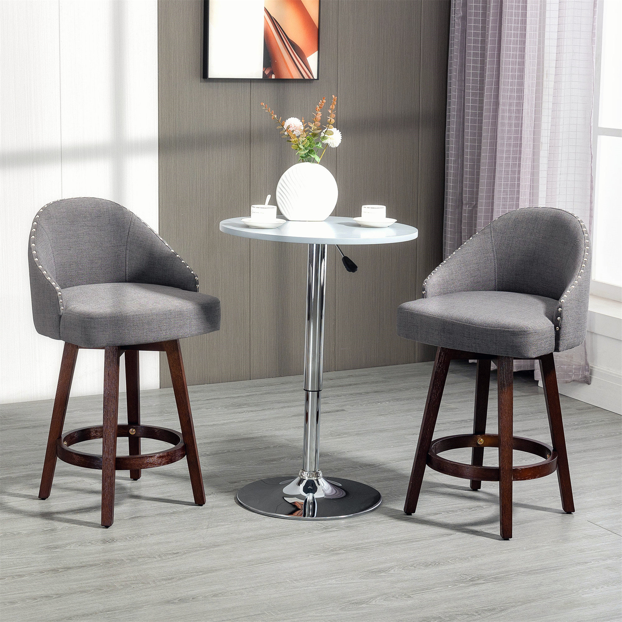 George Oliver Comfortable and Stylish Counter Height Bar Stools for ...