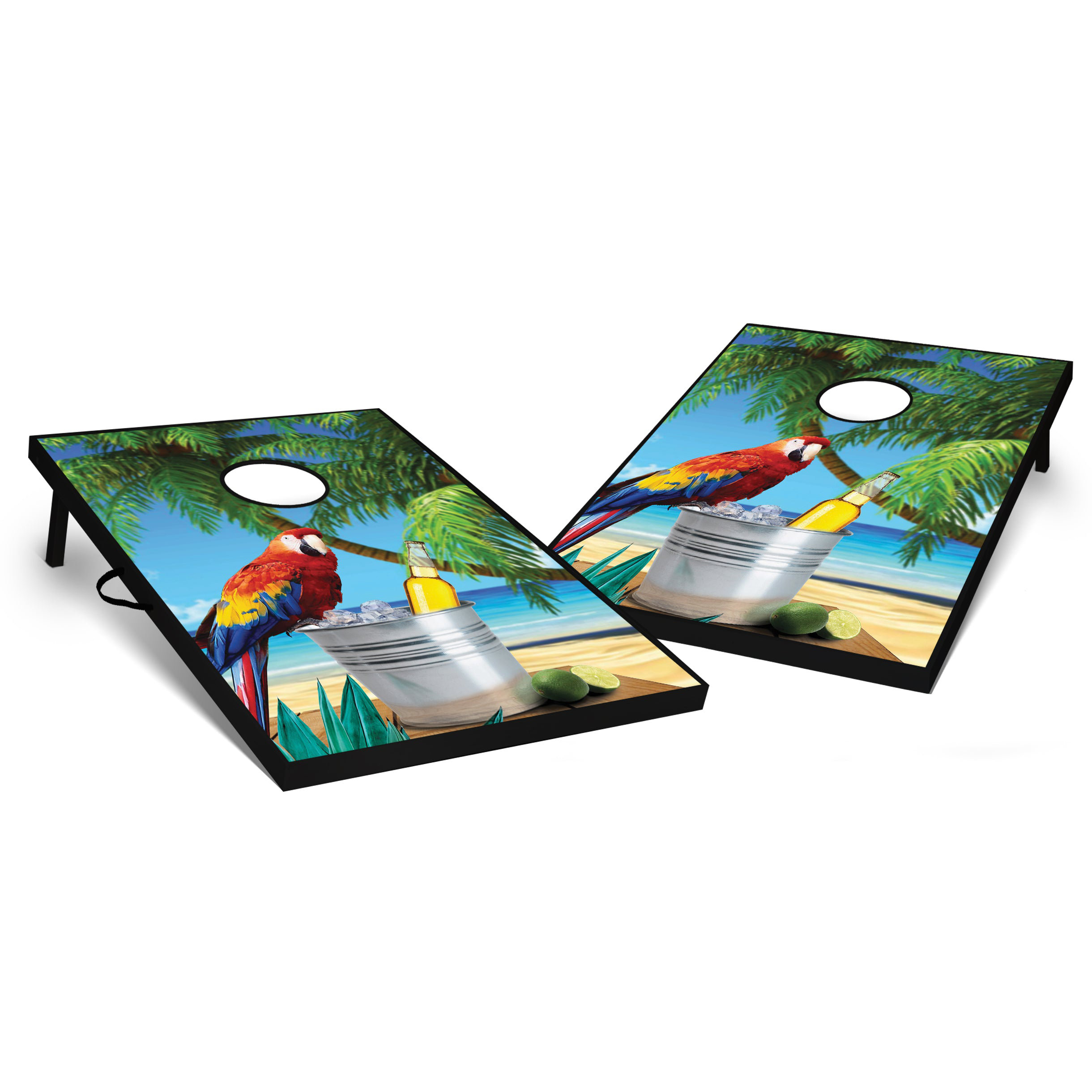 East Urban Home Basanti 2' X 3' Parrot Tailgate Size Cornhole Set ...