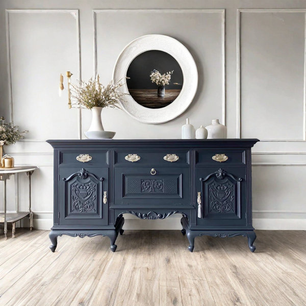 BEMA STONE LLC Nordic Style Light Luxury Fine Accent Cabinet Solid Wood ...