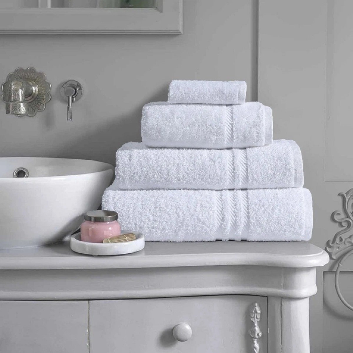17 Stories 500 GSM Hotel Quality Bath Towel Set Includes Hand Towel ...