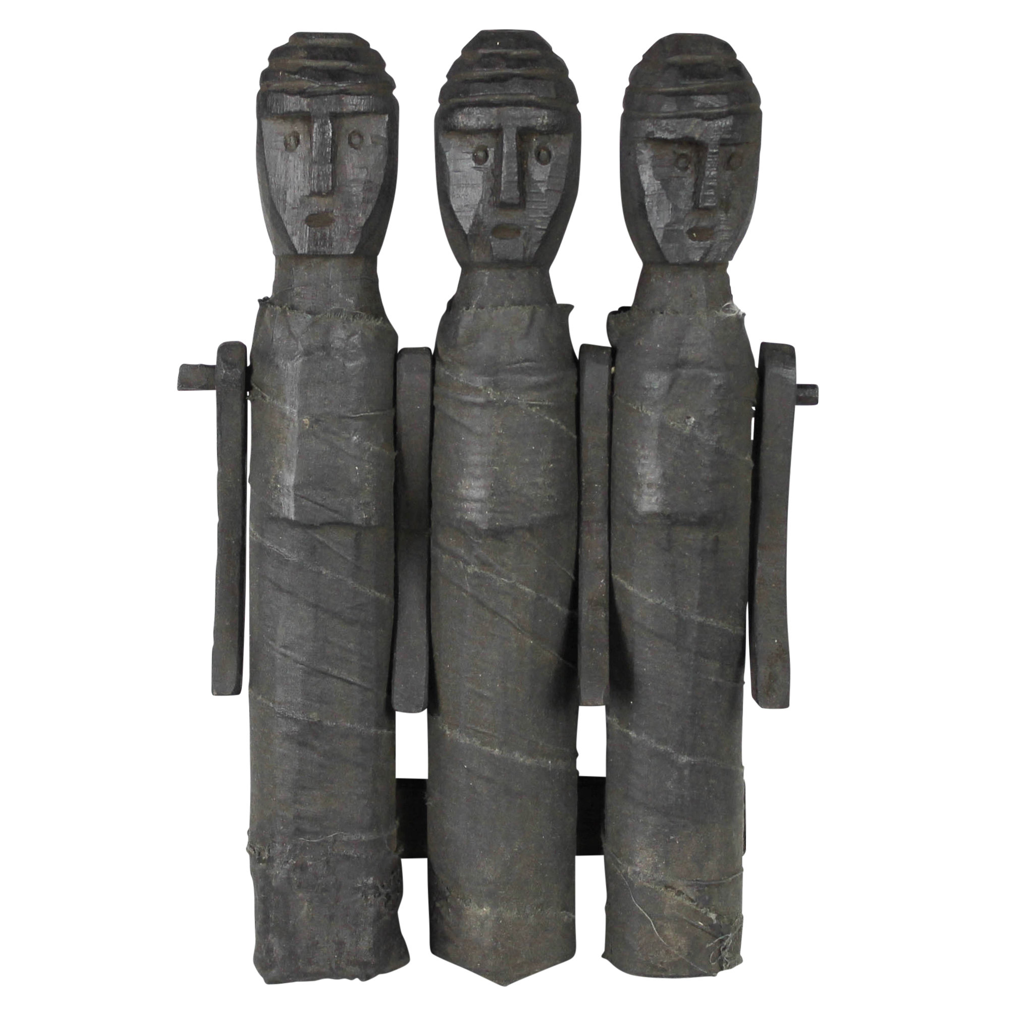 Bungalow Rose Komal Handmade Boho People Wall Decor on Solid Wood | Wayfair