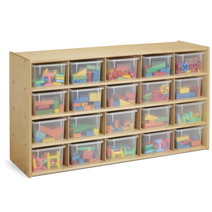 Jonti-Craft Young Time® 20 Compartment Solid Wood Cubby & Reviews | Wayfair