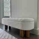 Ebern Designs Joddie Upholstered Flip Top Storage Bench with Solid Wood ...