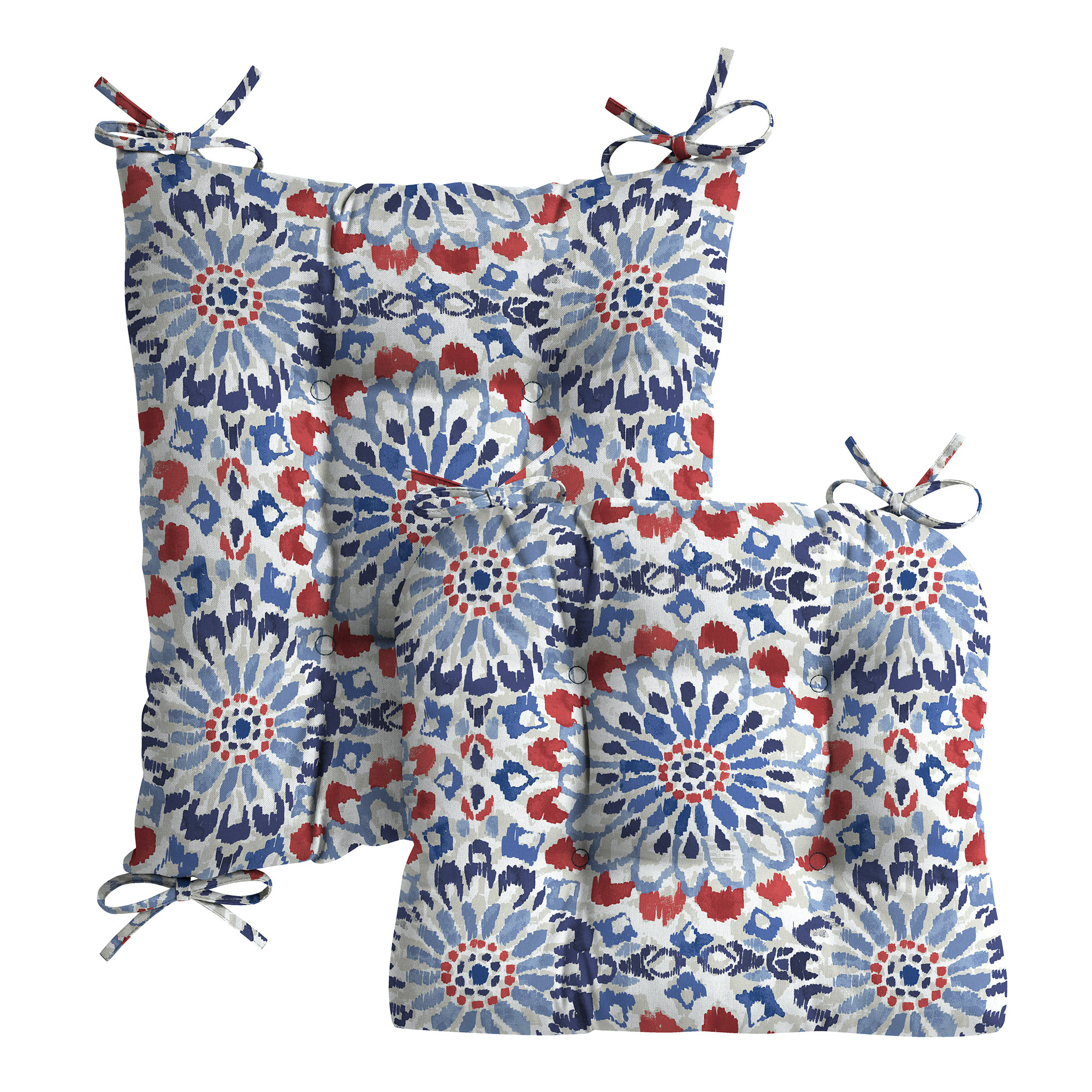 Arden Plush Indoor/Outdoor Rocking Chair Cushion Set, 18 x 20 | Wayfair