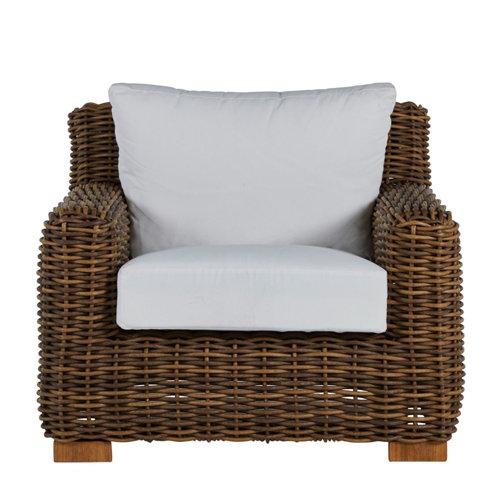 Summer Classics Montauk Patio Chair with Cushions | Wayfair