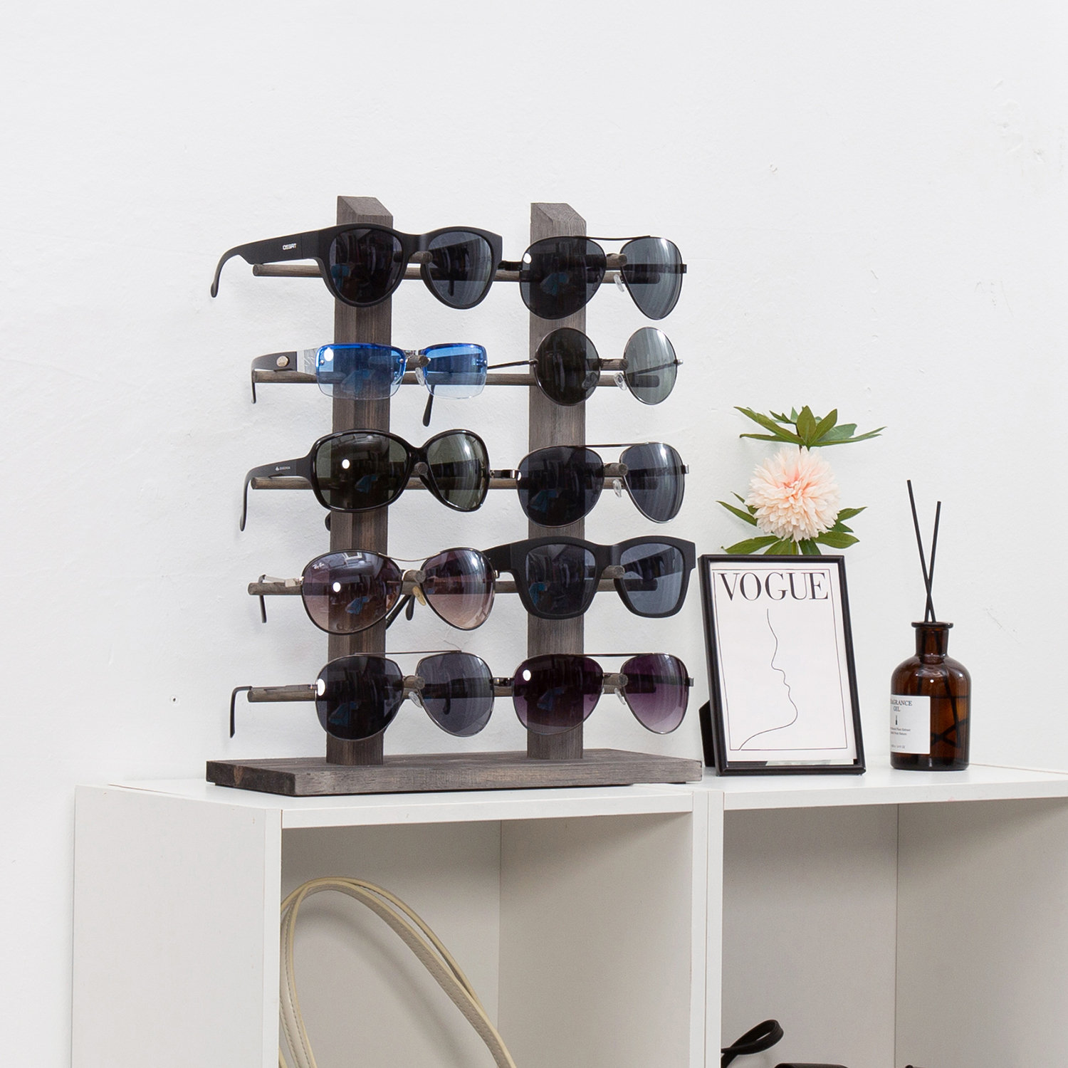 Gracie Oaks Vintage Desktop Sunglasses Display Stand | Wayfair
