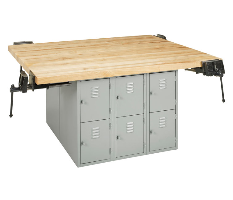 Diversified Woodcrafts 64'' W Wood Top Workbench | Wayfair