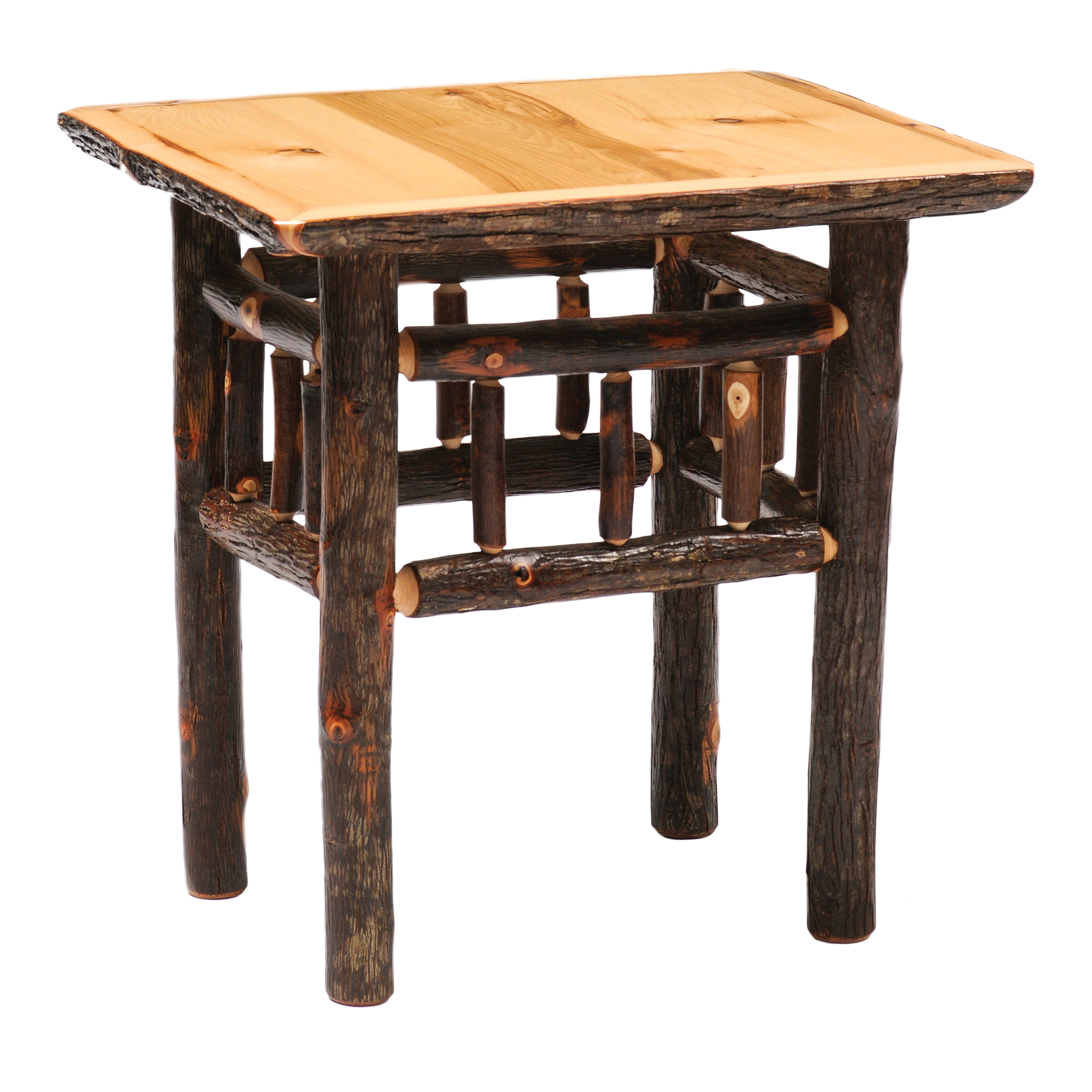 Fireside Lodge Hickory End Table | Wayfair