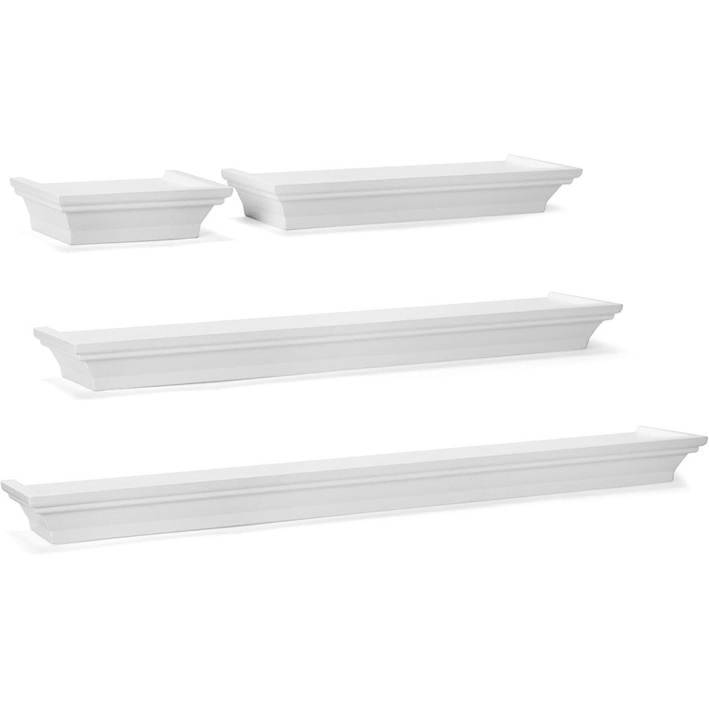 Latitude Run® Floating Wall Shelves For Bedroom, Living Room, Bathroom ...