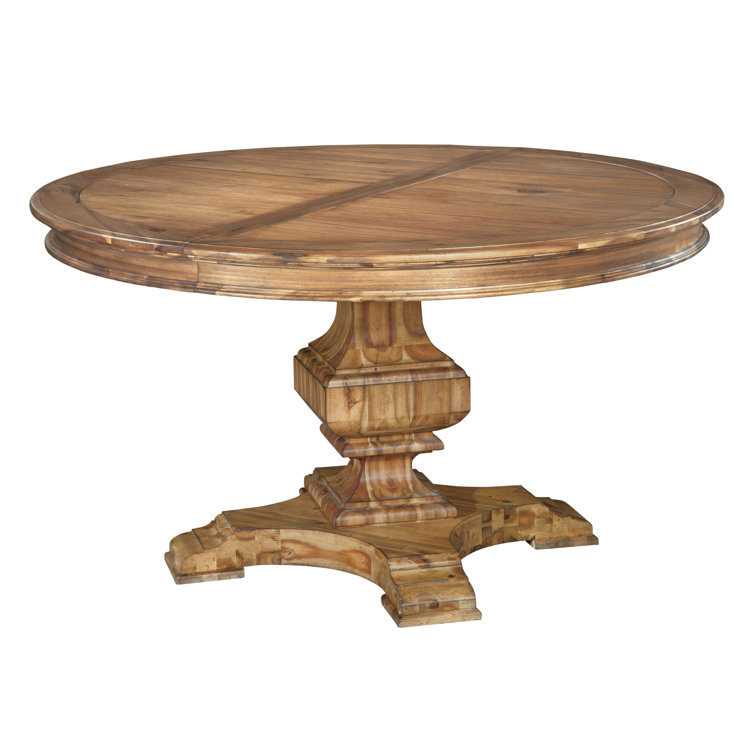 Hekman Extendable Round Solid Wood Dining Table | Wayfair