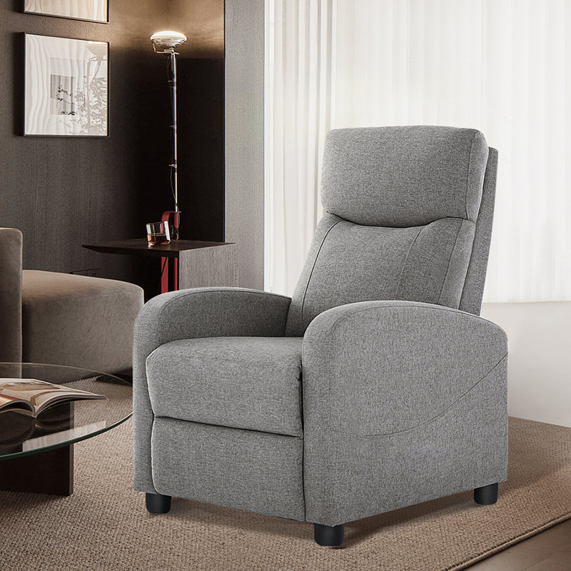 Ebern Designs Townville 25.2" Wide Upholstered Standard Push-back ...