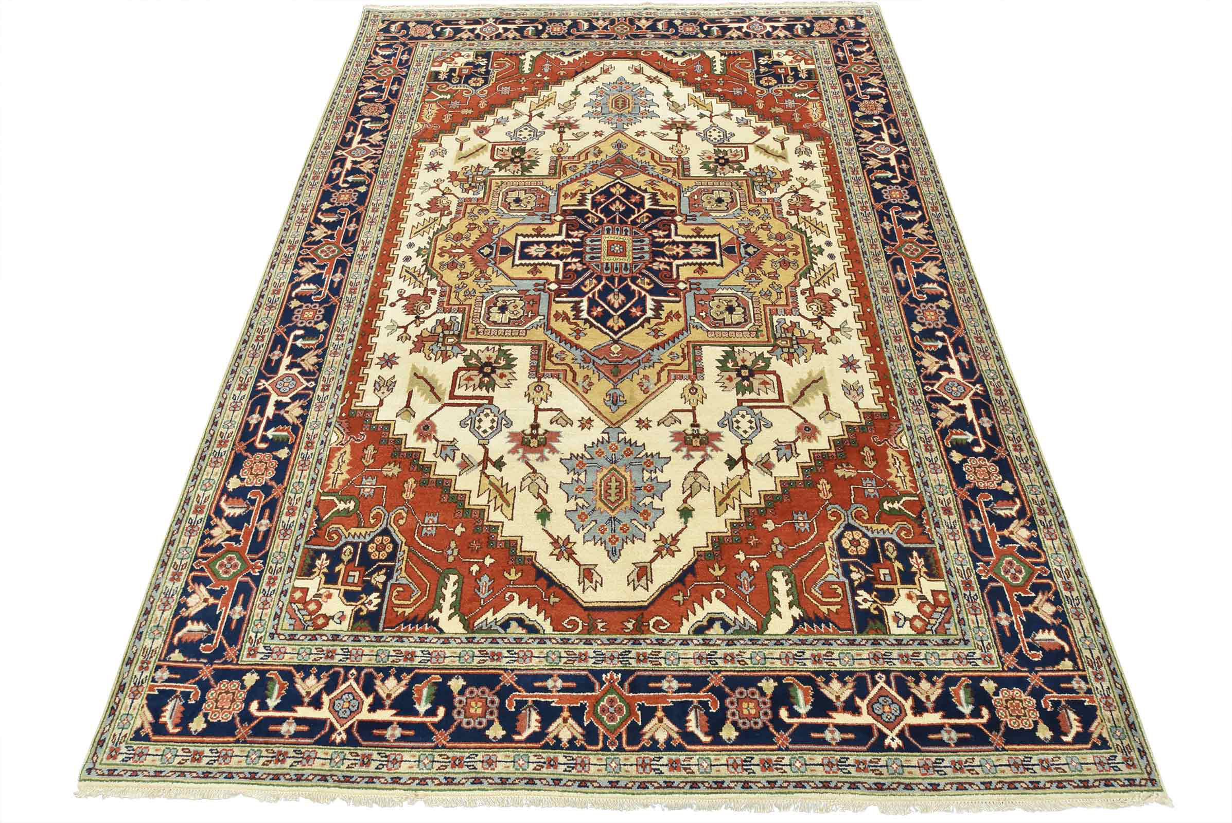 Isabelline Feliksas One-of-a-Kind 9'11'' X 13'10'' New Age Wool Area ...