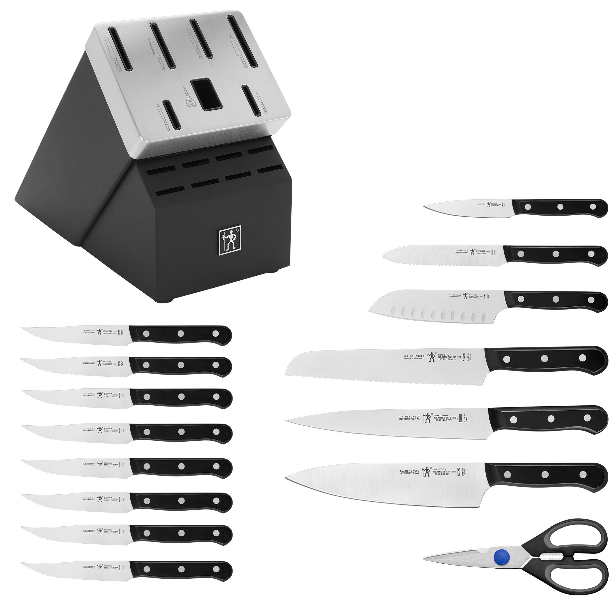 Henckels Solution 16-pc Self-Sharpening Knife Block Set & Reviews | Wayfair