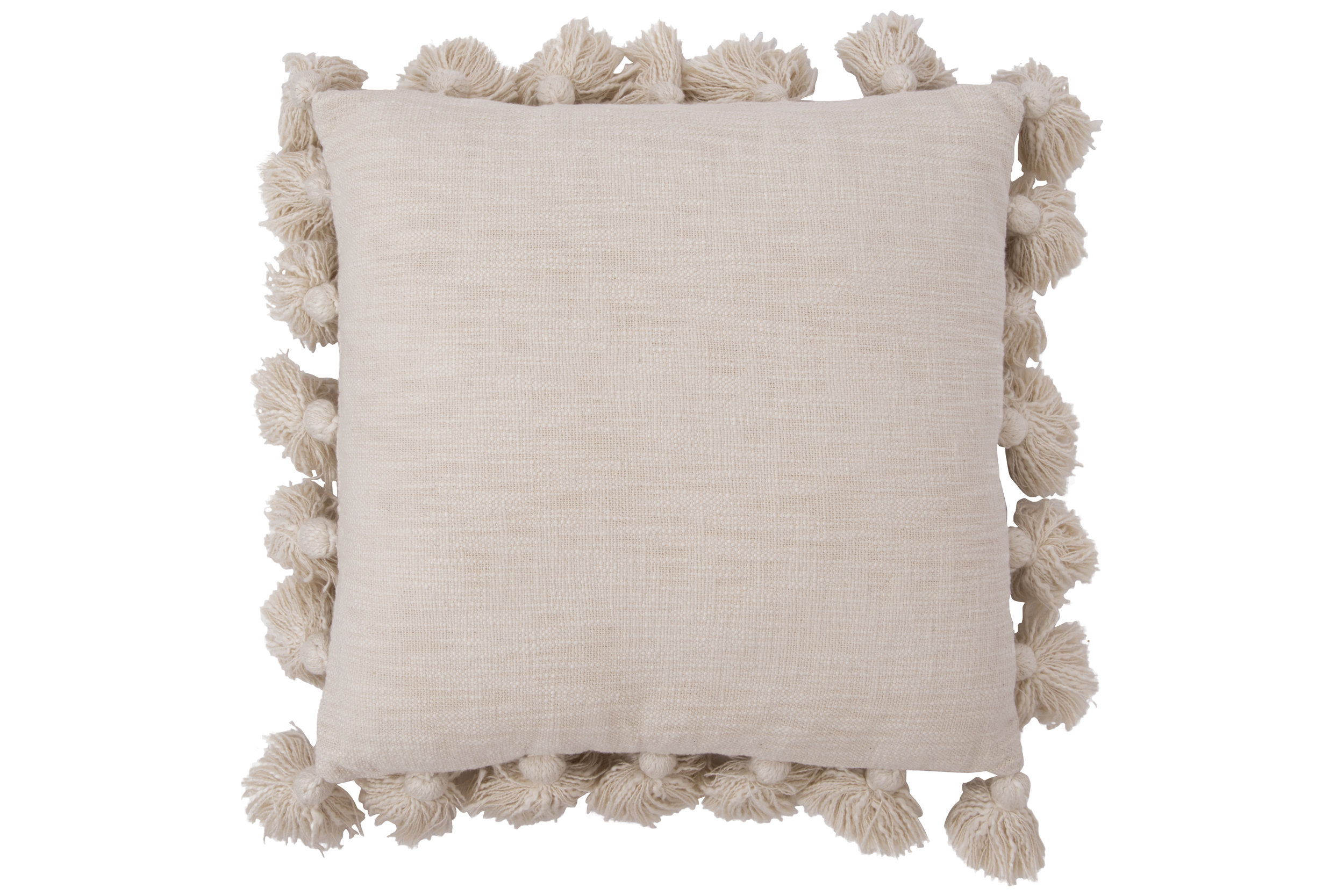 Kelly Clarkson Home Vivienne Luxurious Square Cotton Pillow Cover and ...