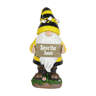 Exhart Solar Beekeeper Gnome Statue with Save the Bees Sign, 6 by 13 ...