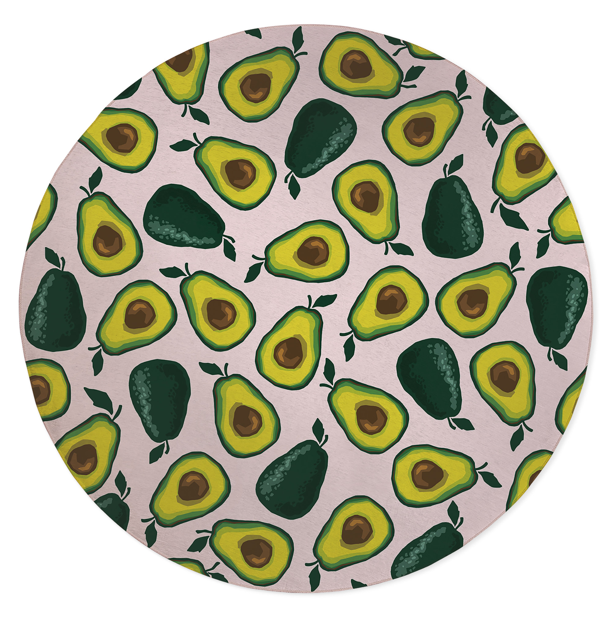 Bayou Breeze AVOCADO PARTY PINK Outdoor Rug By Bayou Breeze | Wayfair