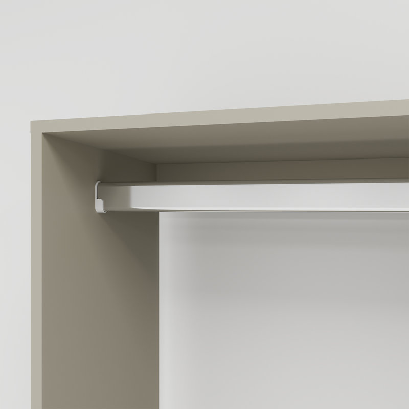 Latitude Run® Wood Closet System with Drawers and Hanging Rod | Wayfair