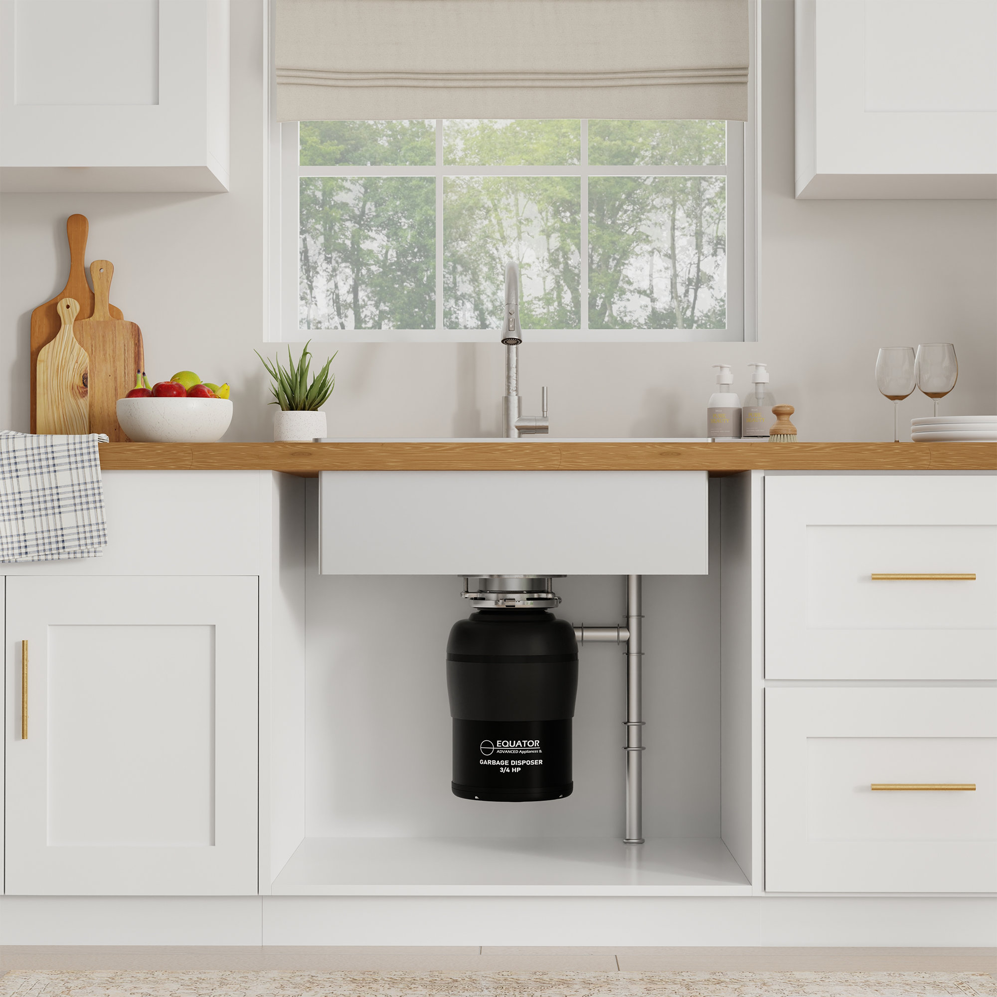 Equator Advanced Appliances Equator Garbage Disposal 3/4HP ULTRA QUIET ...