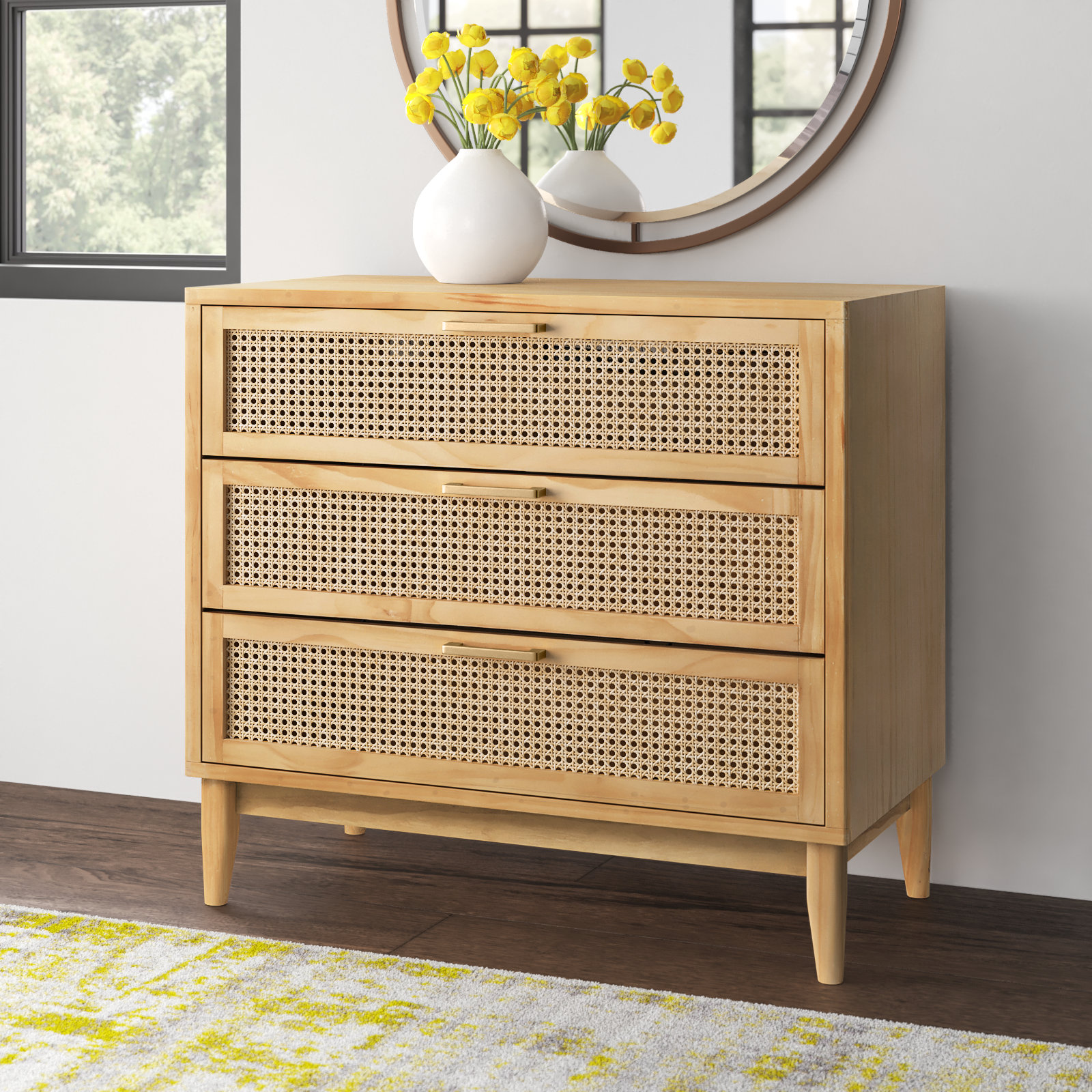 Beachcrest Home™ Consuelo 3 - Drawer Accent Chest | Wayfair