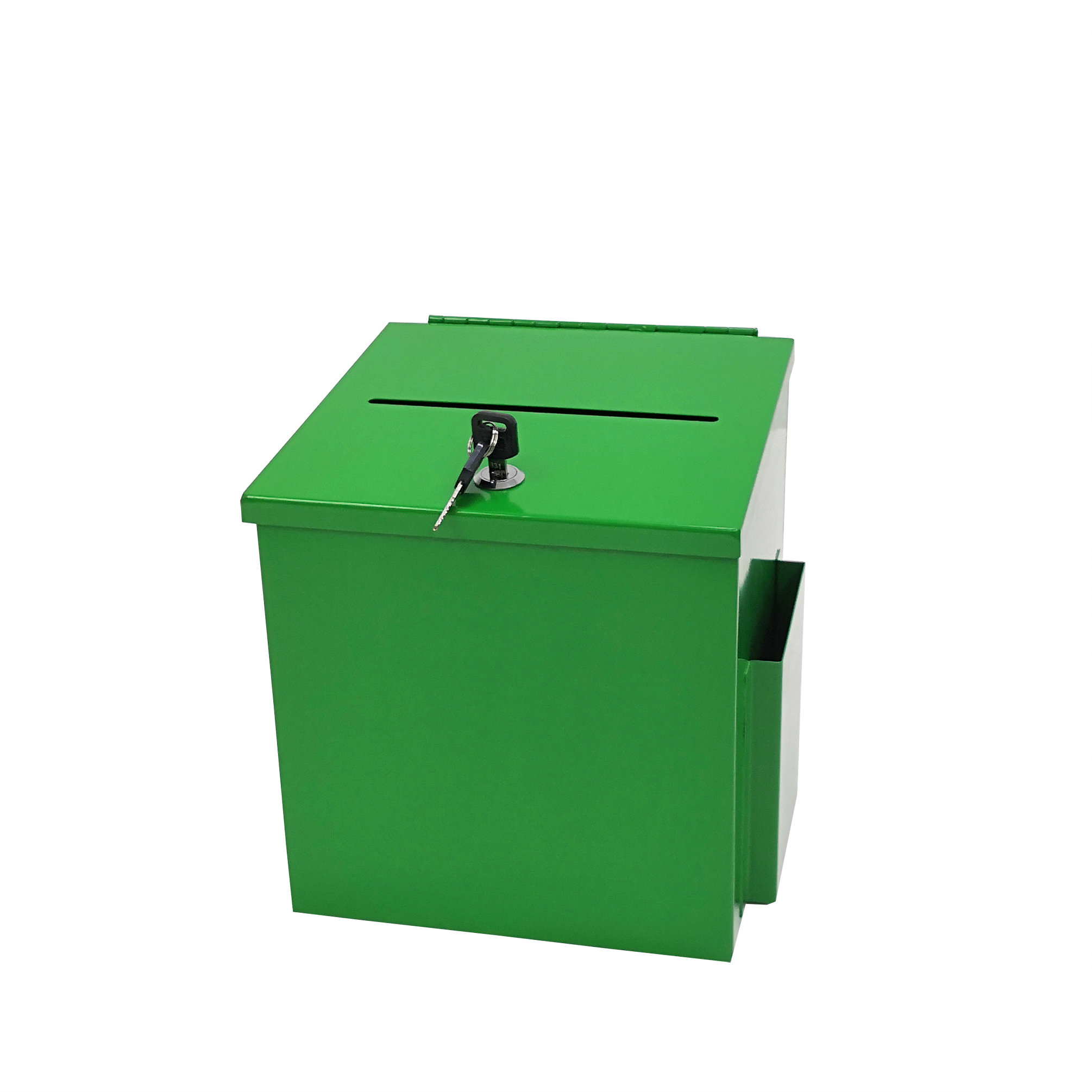 FixtureDisplays Metal Donation Box Suggestion Box Charity Box ...