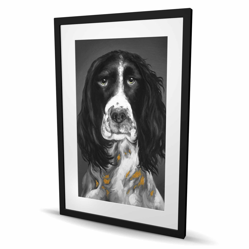 Lark Manor™ Beautiful English Springer Spaniel Print - Framed Home ...