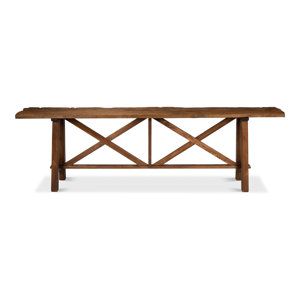 Loon Peak® Berlin 93'' Solid Wood Console Table | Wayfair