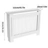 LUVODI Tall Vertical Slats Radiator Cover Wood Cabinet Modern Radiators ...