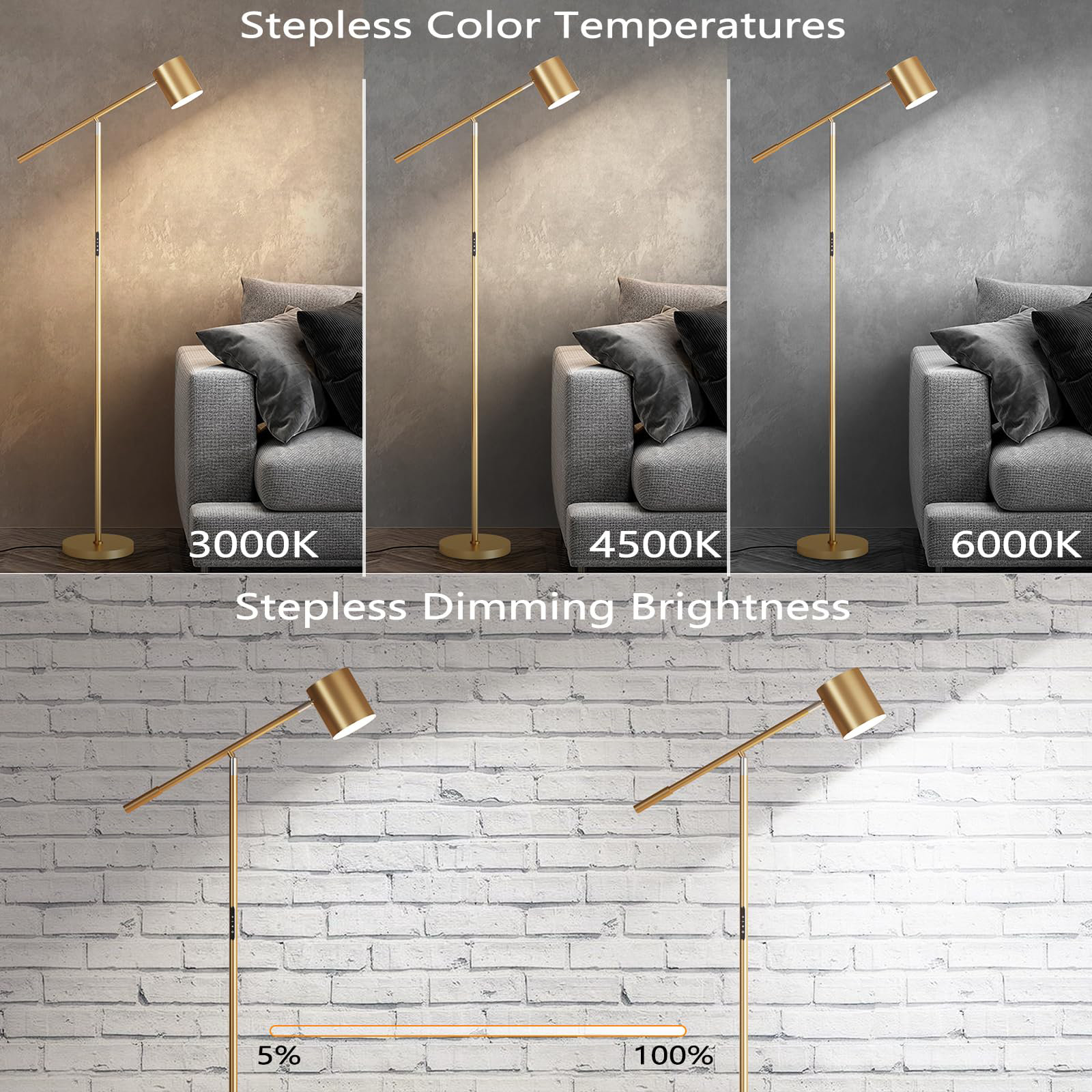Latitude Run® LED Floor Lamps for Living Room - Wayfair Canada
