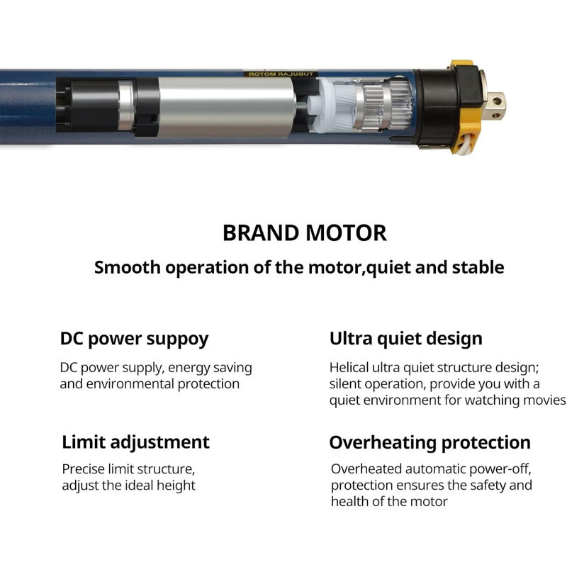 WEMAX Electric Projector Screen w/ Smart Voice Control, 4K UHD 0.85 ...