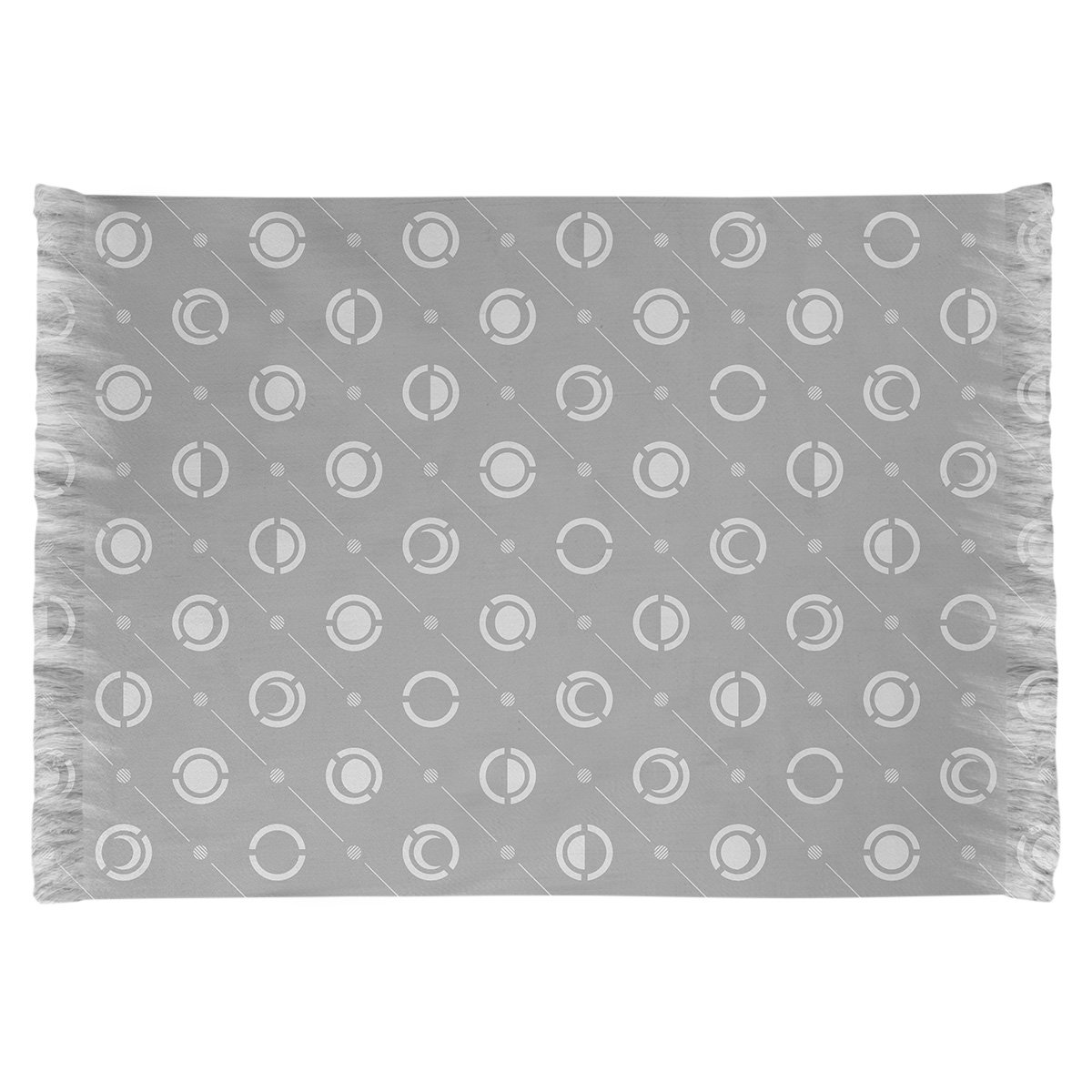 East Urban Home Classic Moon Phases Gray Area Rug | Wayfair