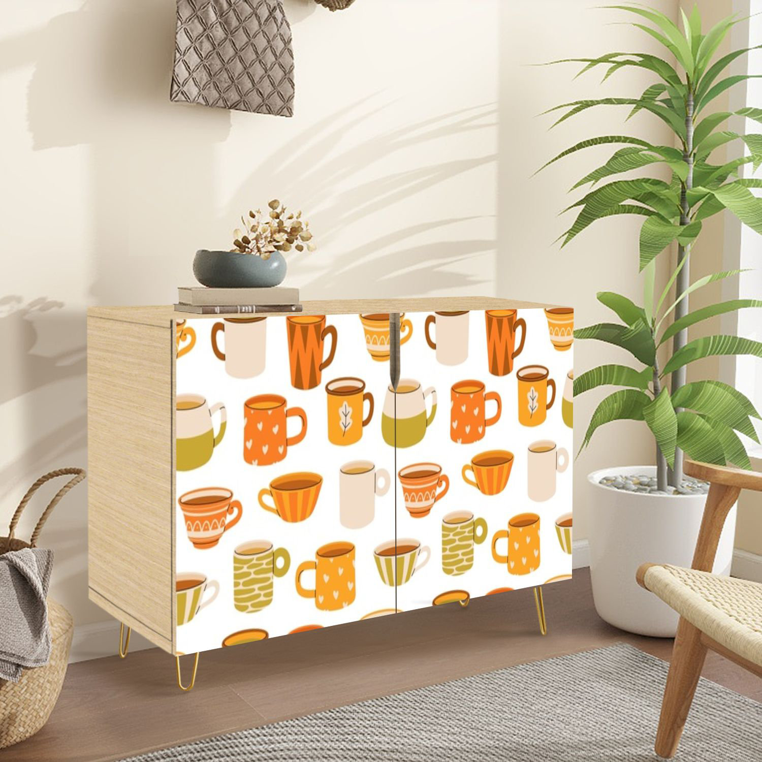 Dakota Fields Sideboard Buffet Cabinet with Storage Seamless various ...