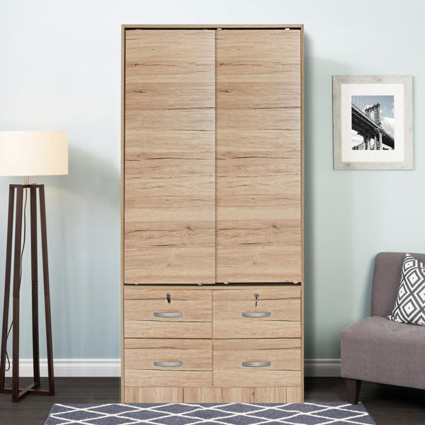 Ebern Designs Toles Manufactured Wood Armoire | Wayfair