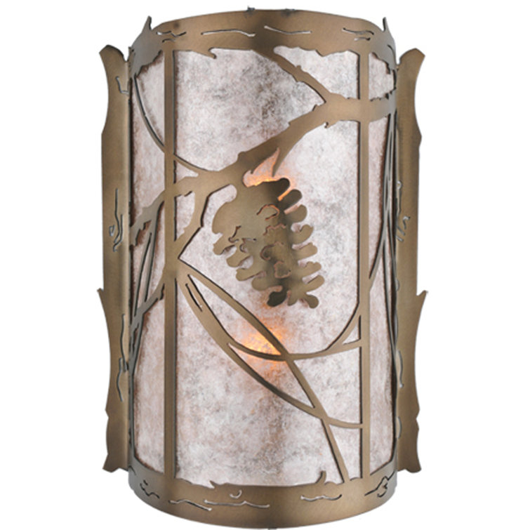 Meyda Lighting Rustic Lodge 2 - Light Flush Mounted Sconce | Perigold