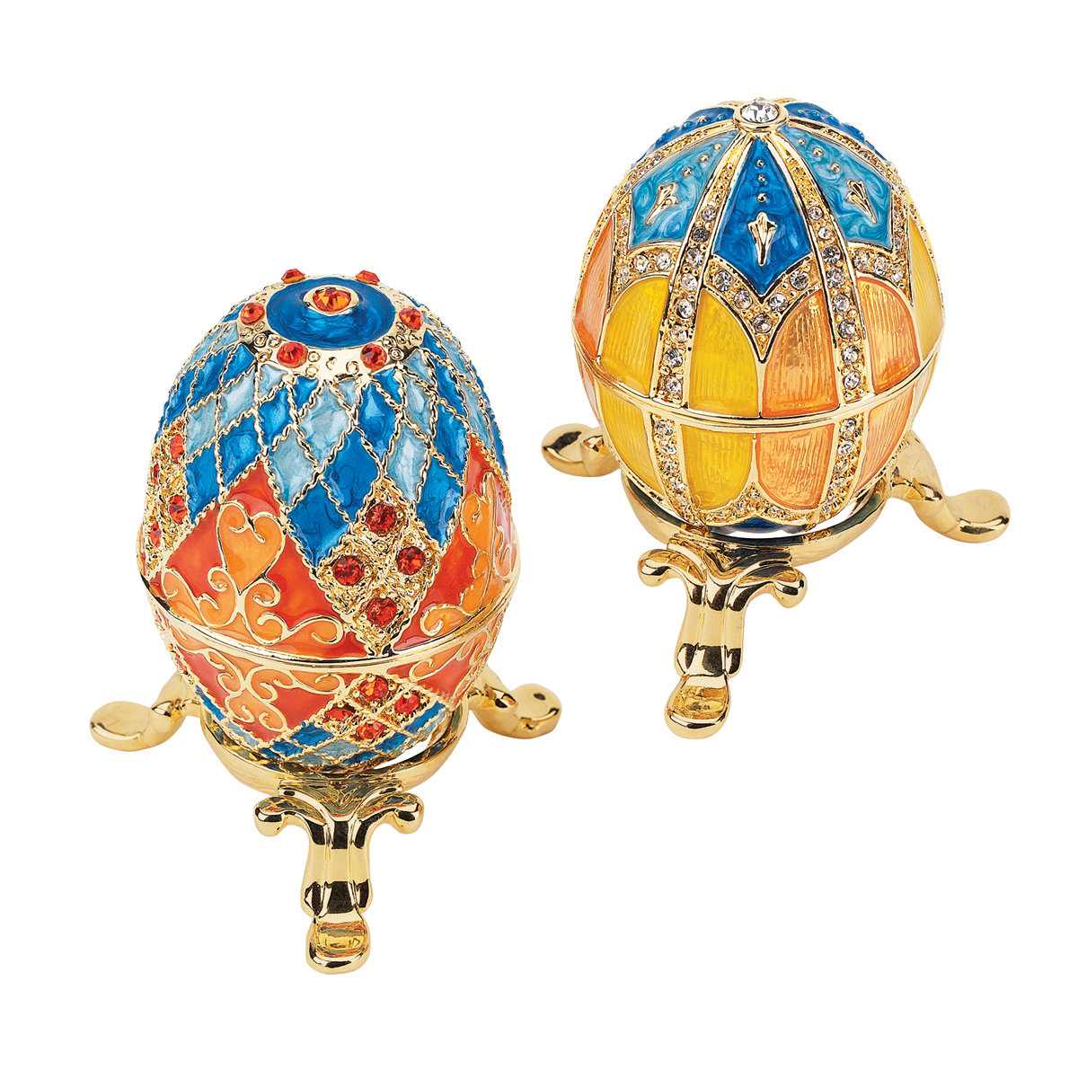 Design Toscano Grand Duchess 2-Piece Georgievna and Nikolaevna Enameled ...