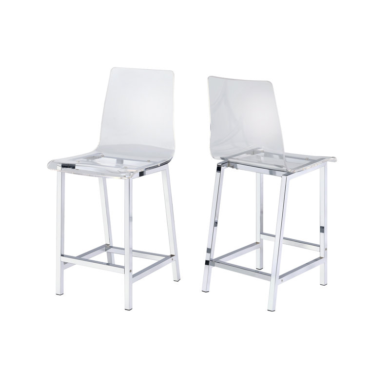 Orren Ellis Anca Counter Stool with Metal Frame & Reviews | Wayfair