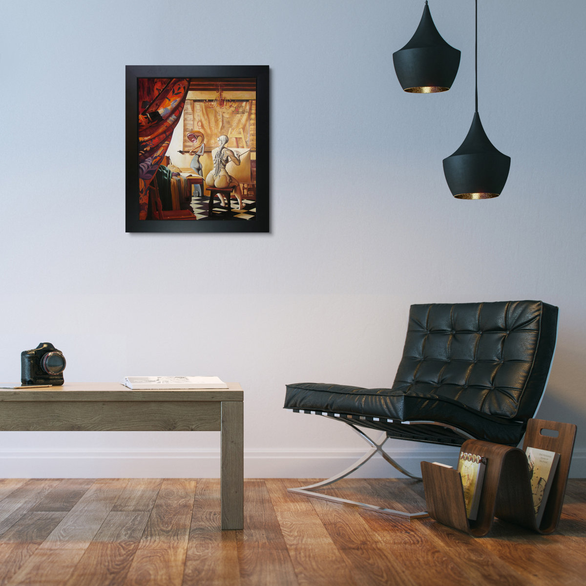 Vault W Artwork 'Allegory' by Adrian Borda - Picture Frame Painting ...