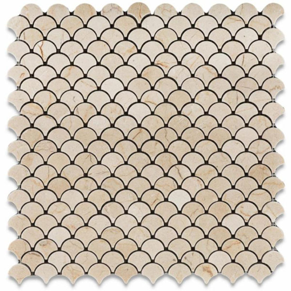 Fish Scale Floor Tiles & Wall Tiles You'll Love | Wayfair