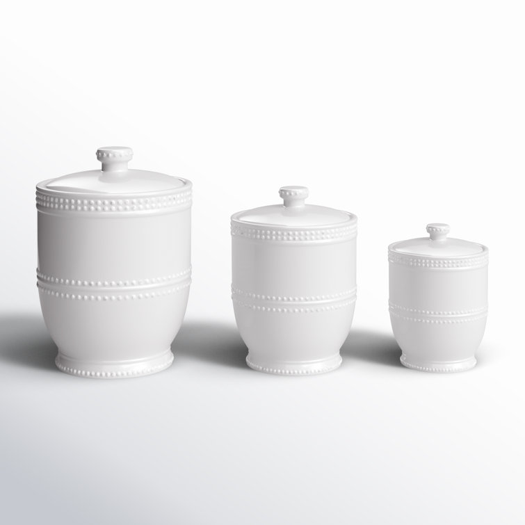 Birch Lane™ Deckard Ceramic / Porcelain Canister - Set of 3 & Reviews ...